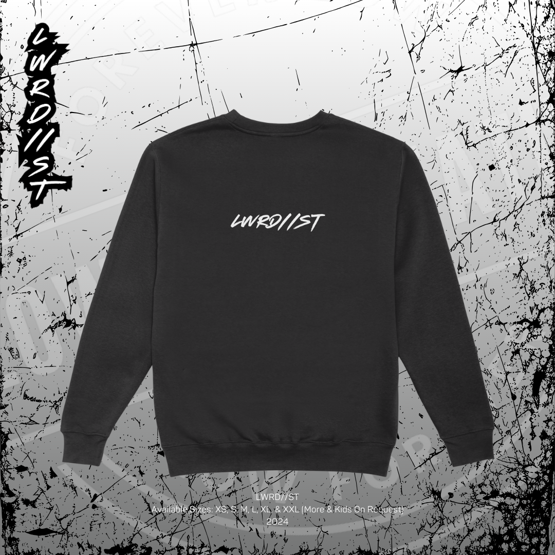 3. LWRD//ST Graffiti Jumper – Lowered Status UK