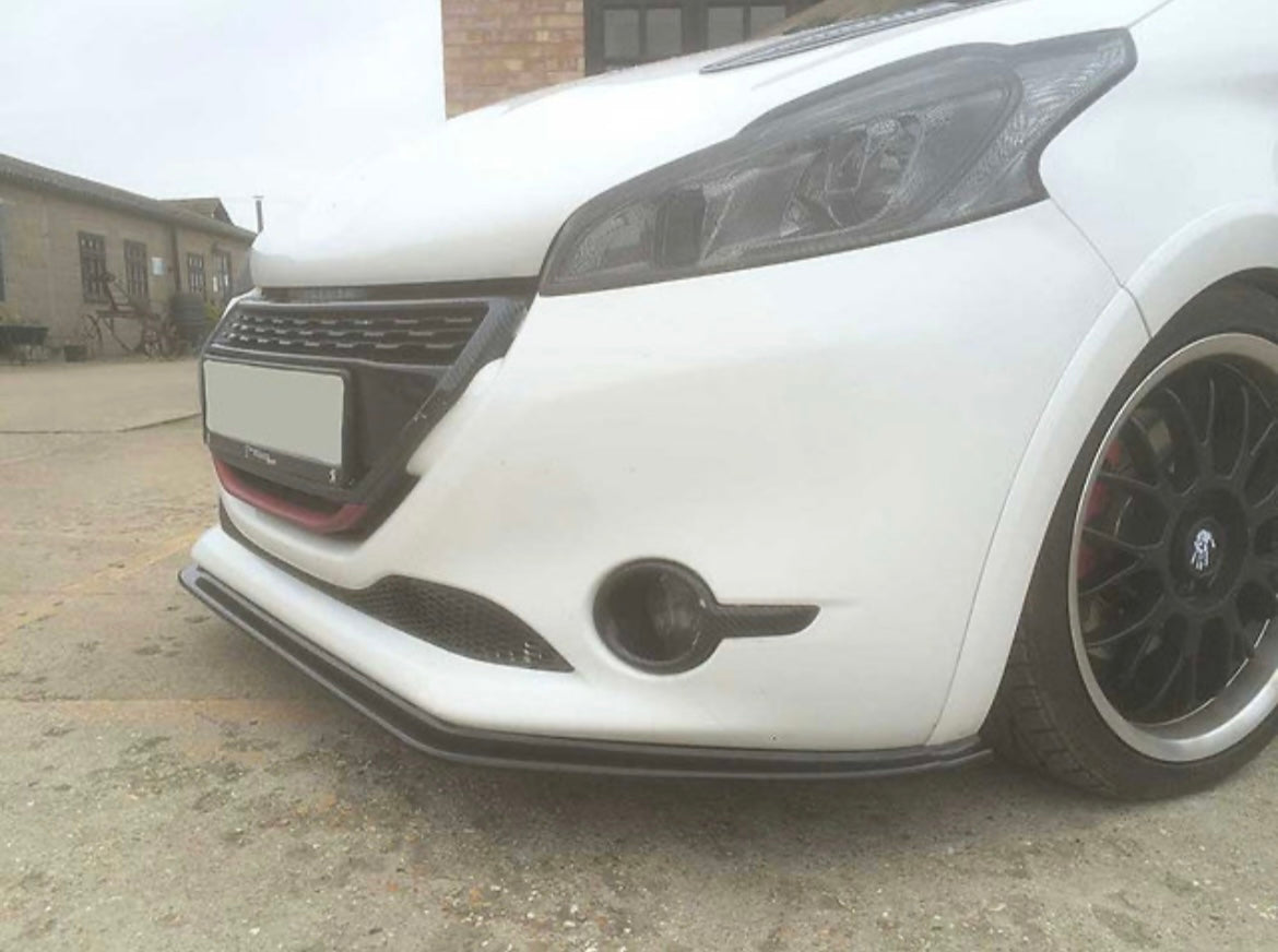Peugeot 208 GTI Front Splitter – Lowered Status UK